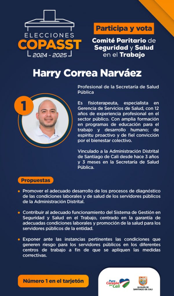 Conozca las propuestas de los candidatos para las lecciones al COPASST ...